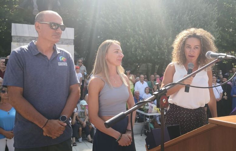 Θερμή υποδοχή της Αντιγόνης Ντρισμπιώτη στην Καρδίτσα - trikalaIN