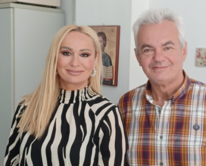 Tον προϊστάμενο του ΚΕ.Δ.Α.Σ.Υ Απόστολο Σπαθή επισκέφθηκε η Χαρά Ξάνθη ...
