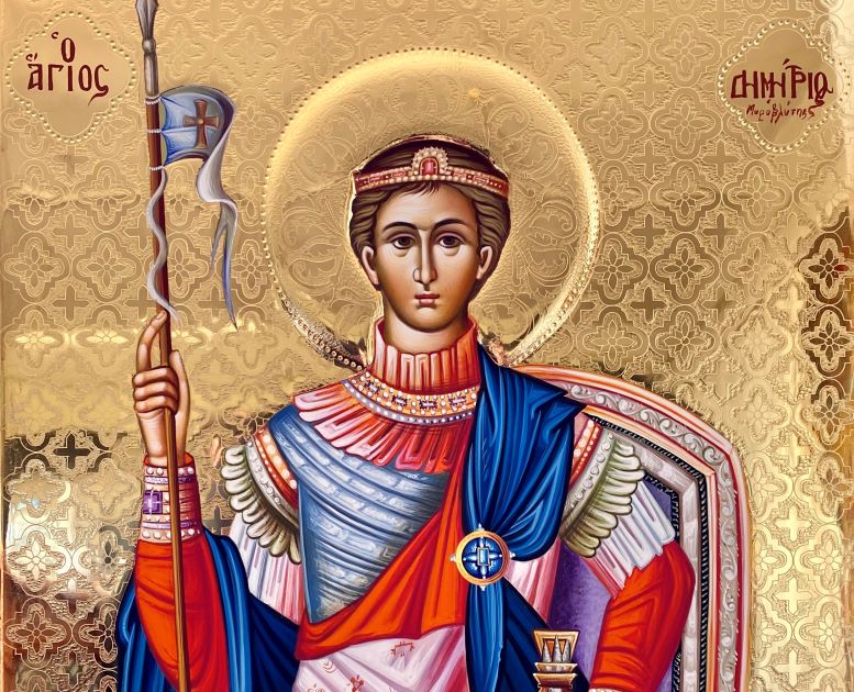 Άγιος Δημήτριος: H ιστορία, το κόκκινο άλογο και το μύρο - trikalaIN