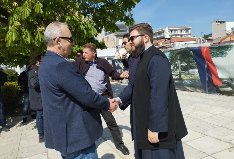 Ενδιαφέρουσα συνάντηση Μπλέτσα-π. Αλεξίου: Περί πολιτικής και εκκλησίας ...