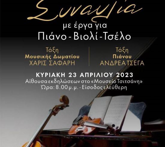 Συναυλία μουσικής δωματίου από το Δημοτικό Ωδείο Τρικάλων - trikalaIN