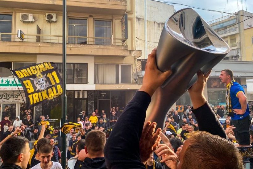 Στα Τρίκαλα το κύπελλο πρωταθλήματος της ΑΕΚ με θερμότατη «κιτρινόμαυρη ...