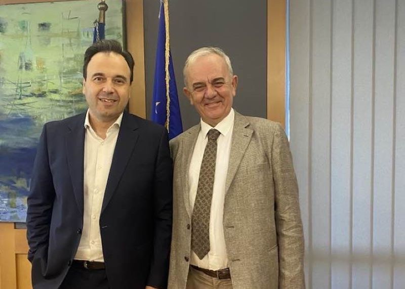 Tον νέο υπουργό Δ. Παπαστεργίου επισκέφθηκε ο Σωτήρης Μπλέτσας - trikalaIN