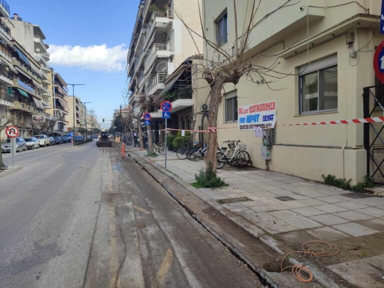 Ξανασκάβεται η Ασκληπιού για την εγκατάσταση οπτικής ίνας - trikalaIN