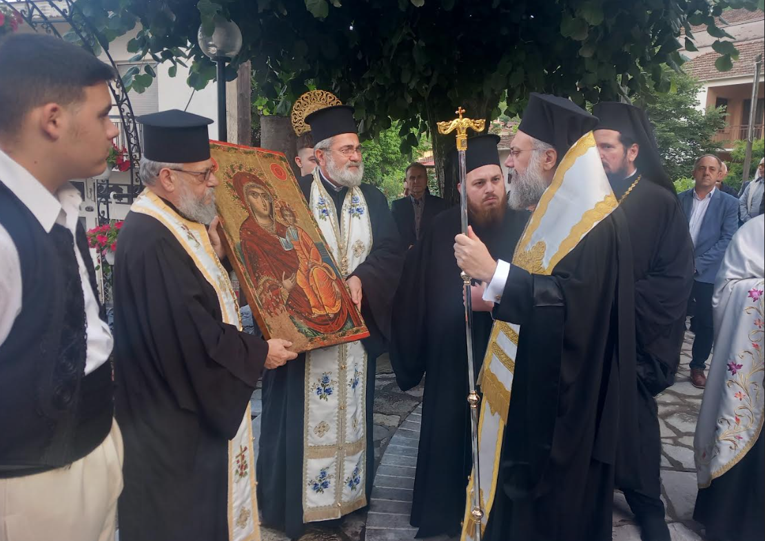 Η Υποδοχή της Ιερής Εικόνας της Παναγίας Πιαλειωτίσσης - trikalaIN