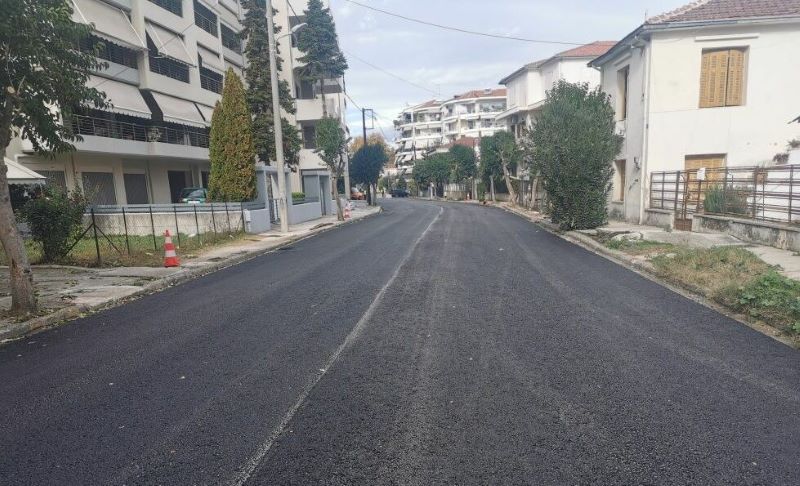 Ετοιμη και η οδός Αγίου Κωνσταντίνου - trikalaIN