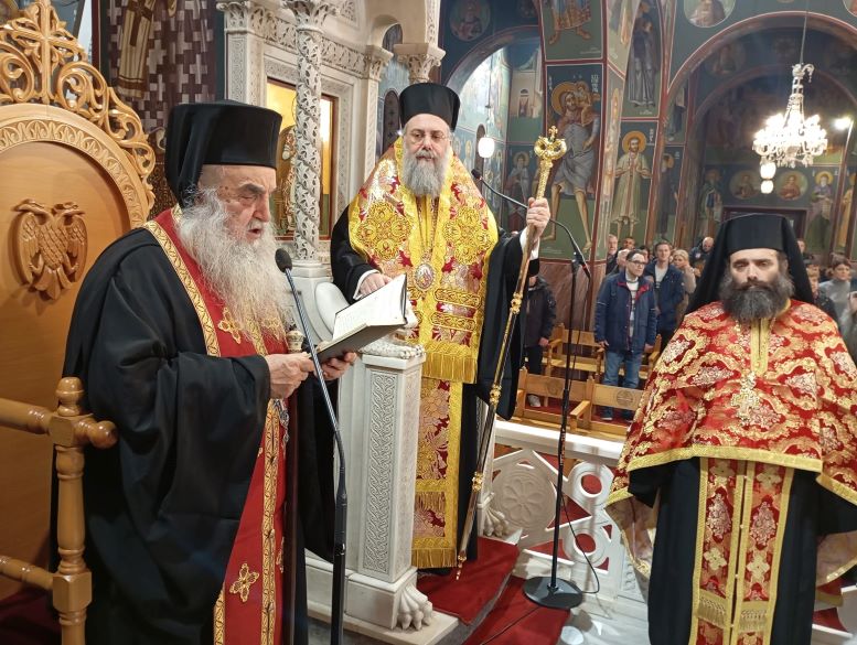 Υποδοχή Ιεράς Εικόνας Παναγίας «Ελεούσης» στην Ιερά Μητρόπολη Τρίκκης ...